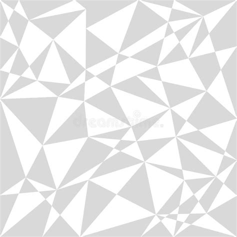 White And Gray Classic Color Abstract Polygon Effect Design Beauty