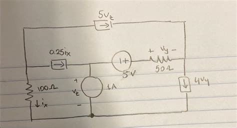 Solved Calculate Ix Using Node Equation Method Label All Chegg