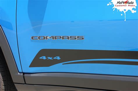 Course Jeep Compass Vinyl Graphics Decal Stripe Lower Body Door Line