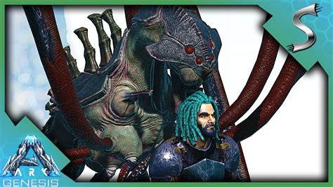 Taming My First Bloodstalker Ark Genesis Dlc Gameplay E10 Youtube