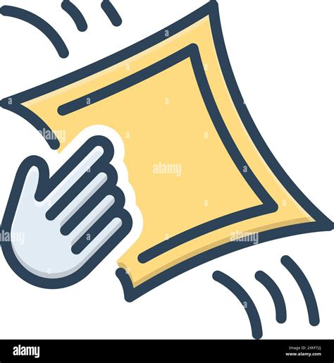 Icon For Wipe Cleaning Stock Vector Image And Art Alamy