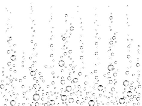 Premium Vector Fizzing Air Bubbles On White Background Underwater