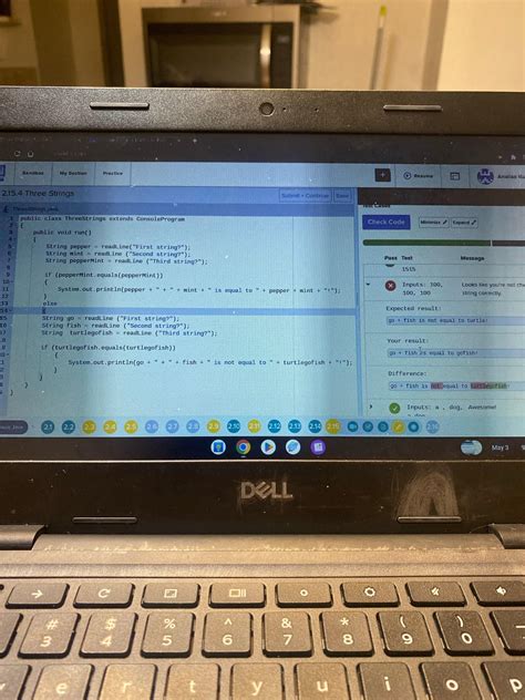 help on 2 15 4 three strings r codehs solutions