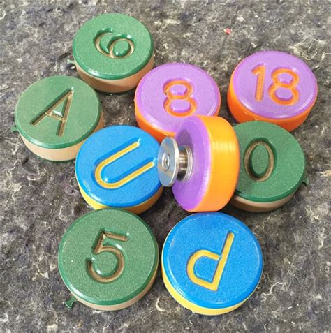 Novelty Number Slide Buttons QPlay Playgrounds