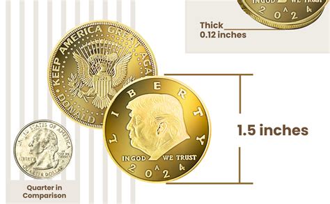 President Donald J Trump 2025 Gold American Eagle