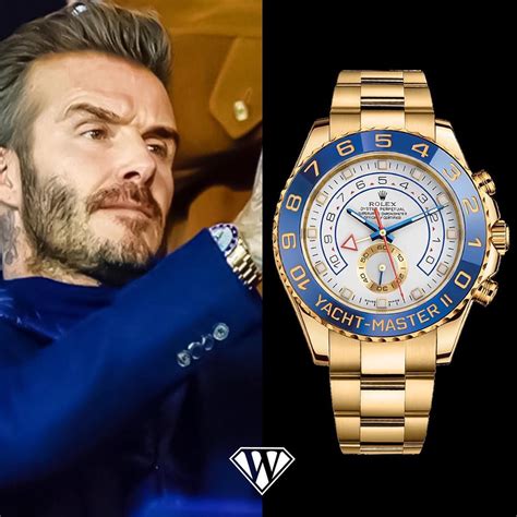 David Beckham Rolex Yacht Master Ii