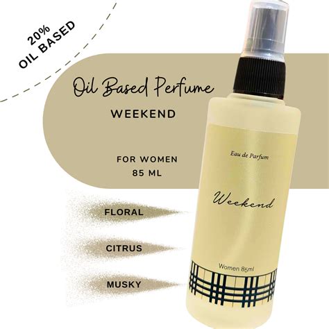 Weekend For Women Perfume 85 Ml Oil Based Pabango Inspired Scent Long Lasting Fragrance Shopee
