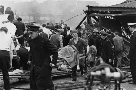 Stockport Pictured Stockport Air Disaster As Captured By Former