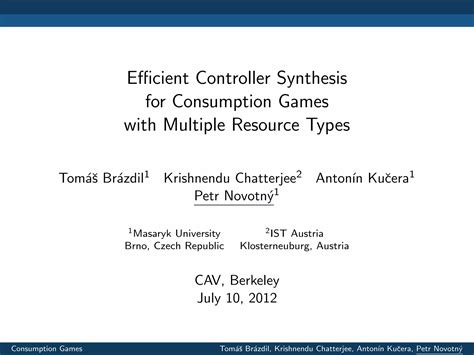 Efficient Controller Synthesis For Consumption Games With Multiple