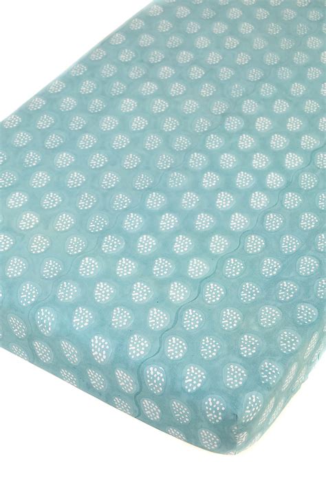Dotted Cotton Cot Crib Sheet