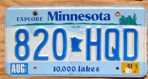 Minnesota Vg Automobile License Plate Store Collectible License Plates For Less