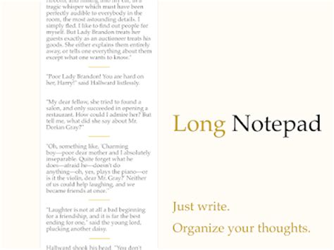 Long Notepad Organize Your T For Android Download