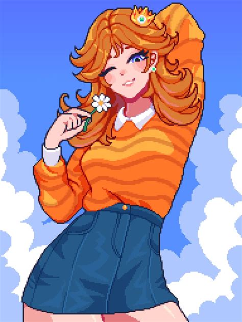 Princess Daisy Mario Drawn By Yumykon Danbooru