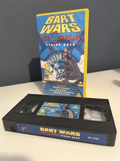 1999 The Simpsons Bart Wars The Simpsons Strike Back Animated Vhs £