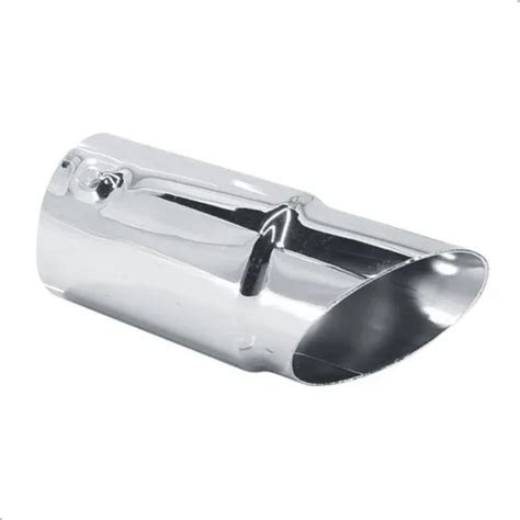 Ponteira Americana Cromada Reta Escapamento 4 Polegadas 25cm Frete Grátis