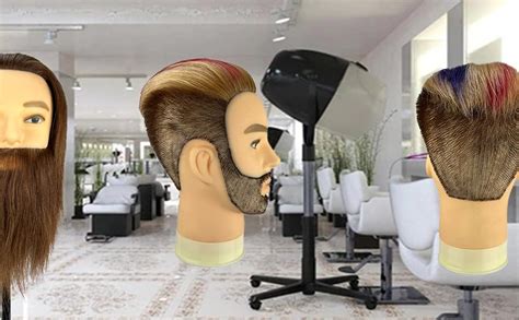 Simnient Male Mannequin Head With Beardtraining Head100