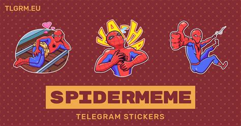 Spidermeme” Stickers Set For Telegram