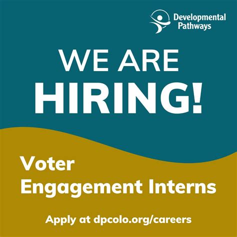 Hiring Intern Internship Internshipopportunity Developmental Pathways