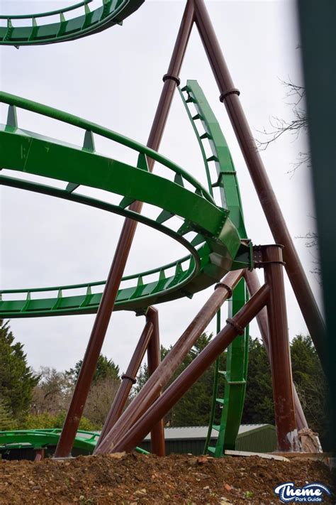 Mandrill Mayhem Track Completed Theme Park Guide