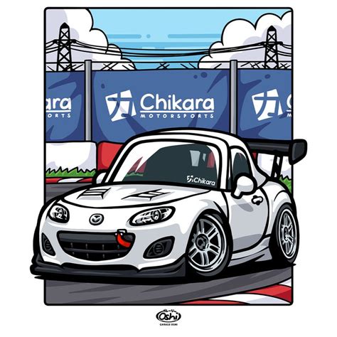 Mazda Miata Nc Chibi Car Art Nel 2025