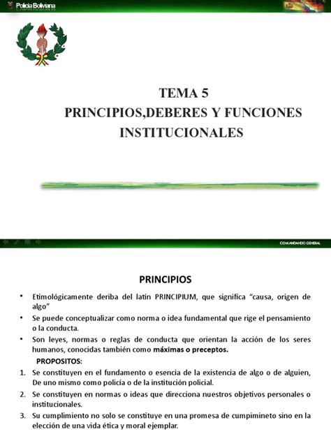 Etica Y Deontologia Policial Tema 5 Pdf Policía Institución
