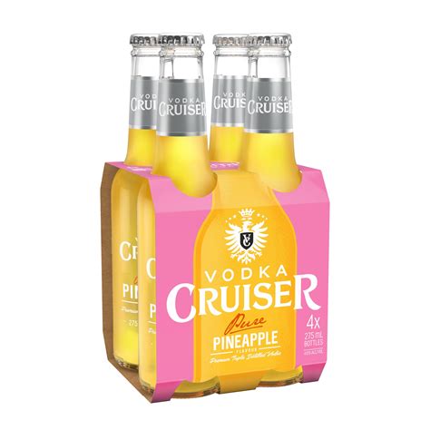 Vodka Cruiser Pure Pineapple 275ml Single 4 And 24 Pack Deals