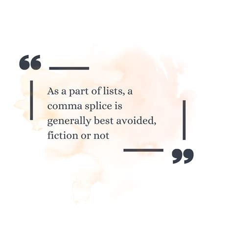 Comma Splice Examples