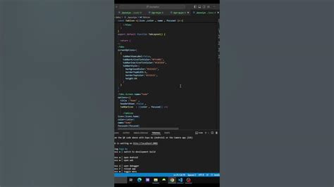 Navbar React Native Coding Reactnative Webdevlopement Youtube