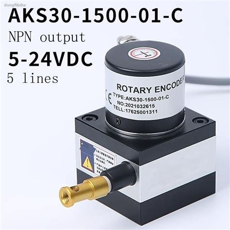 Pulse Cable Encoder Analog Cable Displacement Sensor Cable Distance Measuring Ruler Current Type