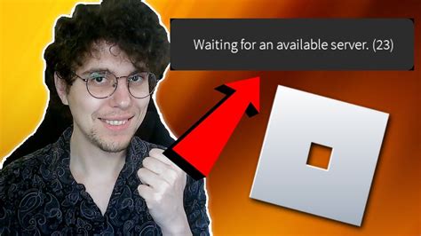 how to fix roblox waiting for an available server youtube