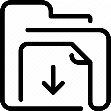 Arrow Document File Folder Icon Download On Iconfinder