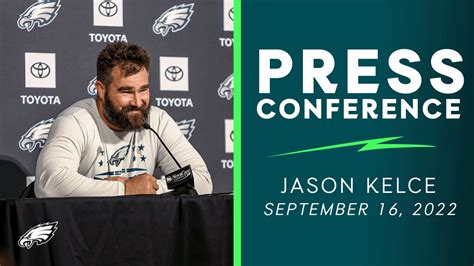 Press Conference Jason Kelce September 16 2023