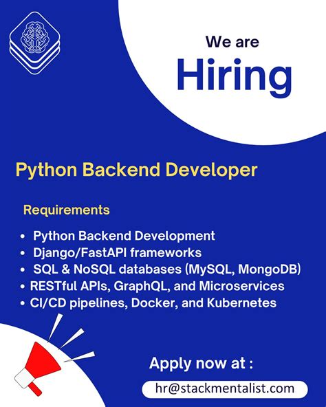 The Stackmentalist On Linkedin Pythondeveloper Backenddeveloper
