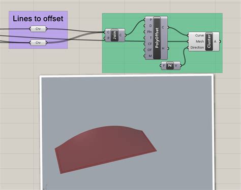 How To Offset Curves On A Mesh Grasshopper Mcneel Forum