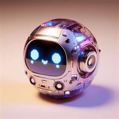 Premium Ai Image Robot With Smiley Face 3d Illustration 3d Cg High Resolution