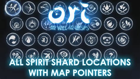 ALL THE SPIRIT SHARD LOCATIONS Ori And The Will Of The Wisps YouTube