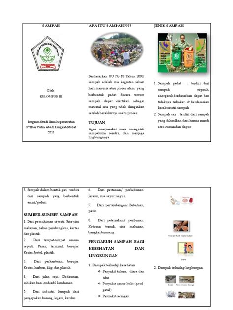 Leaflet Sampah Pdf