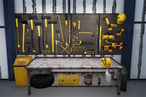 Workshop Tool Set 3d Industrial Unity Asset Store