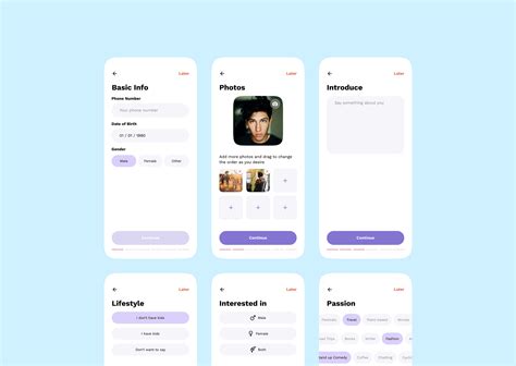 Dating App Mobile UI Behance