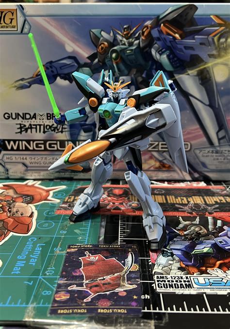 Finished Wing Gundam Sky Zero Rgunpla