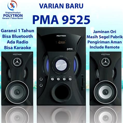 Jual Polytron Speaker Bluetooth Pma 9525 Pma9525 100 Ori Dan 9310