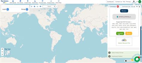 converting topojson to kmz with mapog
