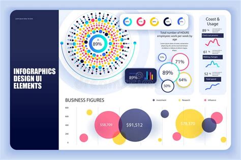 Bundle Infographic Elements Data Visualization Vector Design Template Can Be Used For Steps