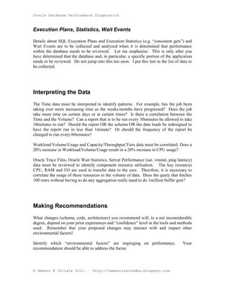Oracle Database Performance Diagnostics Before Your Begin PDF