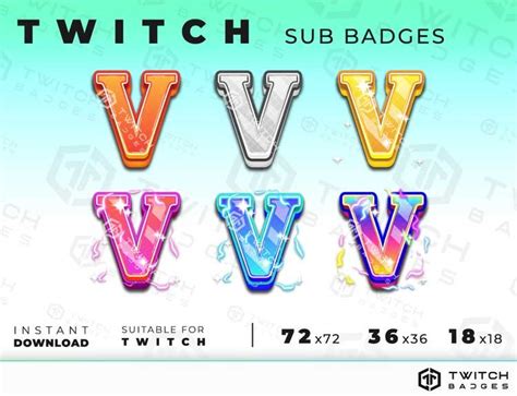 Letter M Twitch Badges — Twitchbadges