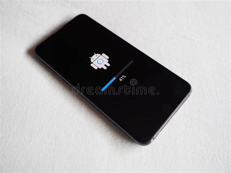 Android Phone Software Update Editorial Stock Image Image Of Android