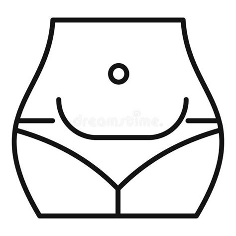 Abdominal Outline Stock Illustrations 1799 Abdominal Outline Stock