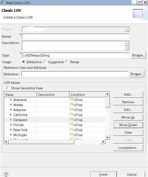 List Of Valueslov In Teamcenter Global Plm