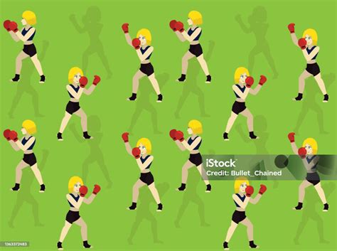 권투 포즈 만화 긴 범위 어퍼 컷 원활한 배경 화면 배경 화면 배경 만화에 대한 스톡 벡터 아트 및 기타 이미지 만화 펀칭 건강한 생활방식 Istock