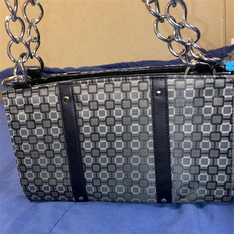 Black And Gray Miche Chain Purse🖤 In Very Good Depop